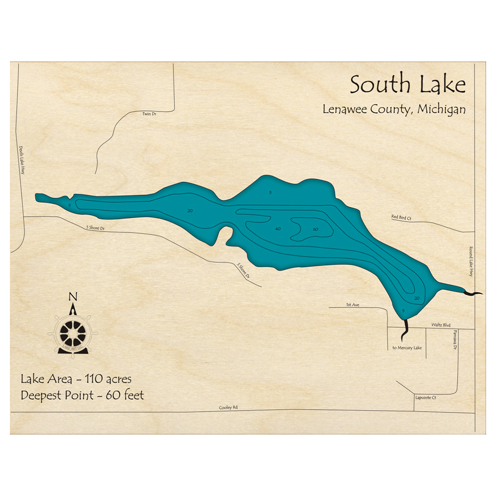 South Lake Michigan Map Lake Michigan Map | Wooden Maps | ThirtyAXIS